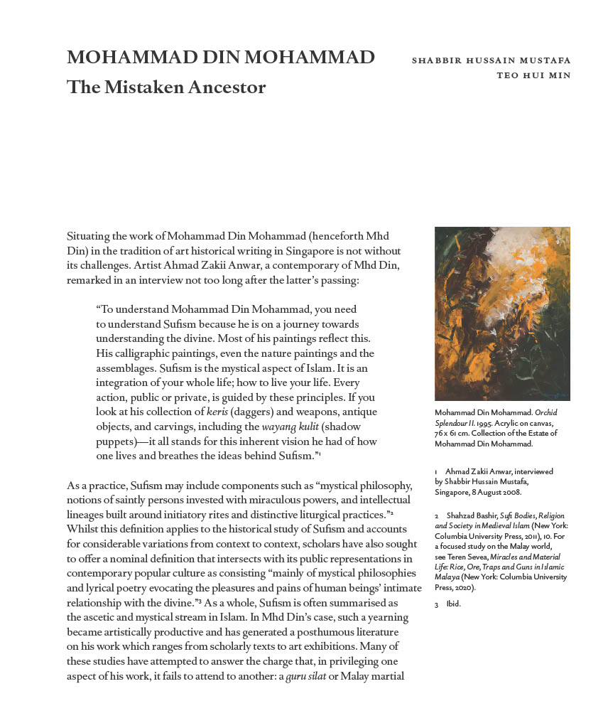 Mohammad Din Mohammad: The Mistaken Ancestor Exhibition Catalogue | National Gallery Singapore